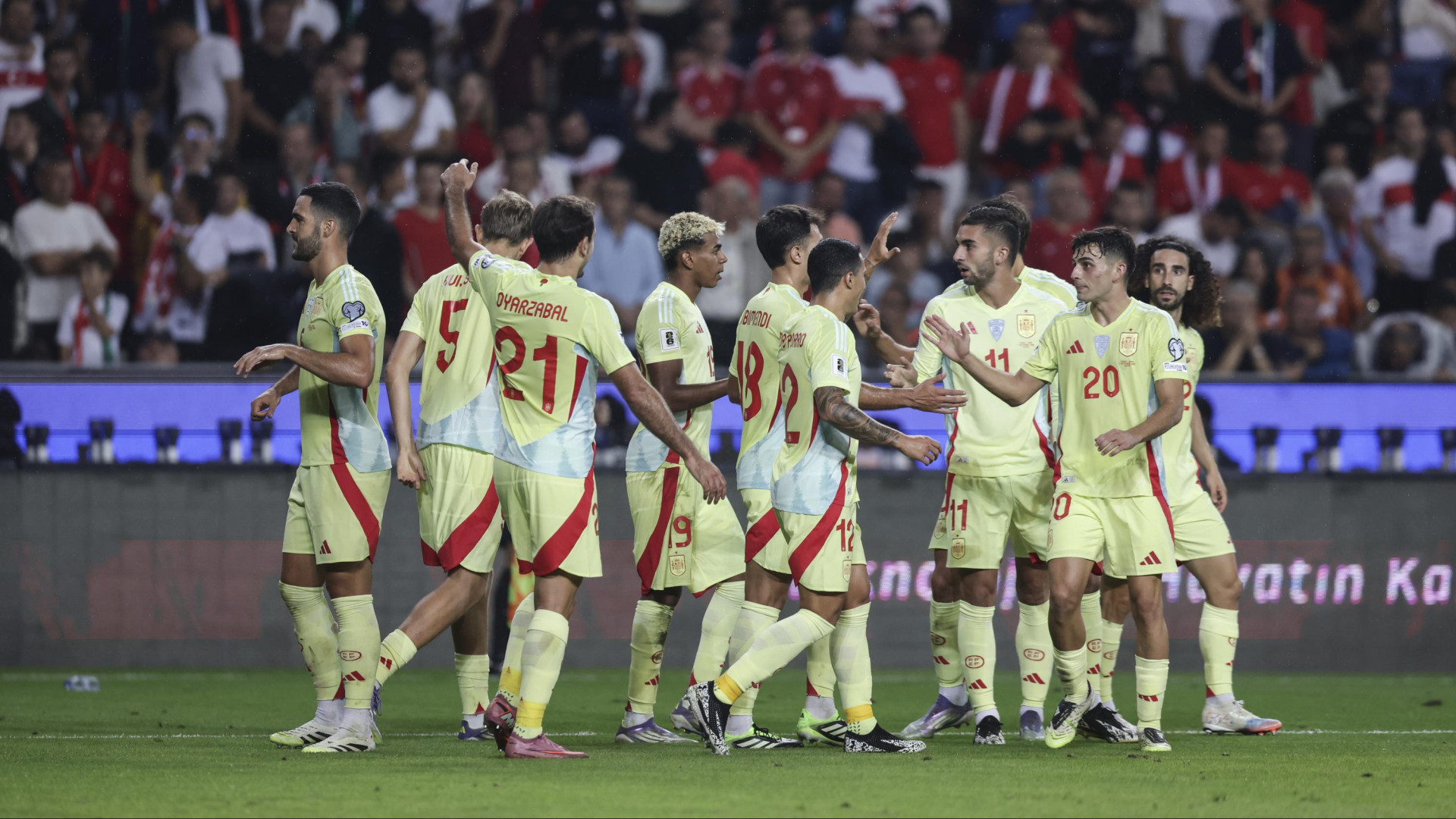 España se gusta con un set en Turquía