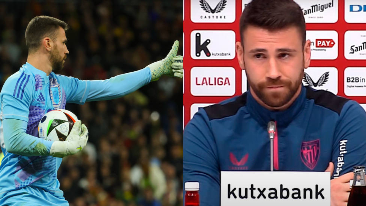 ¿Qué opina Unai Simón de su fallo con la selección española y de los ...
