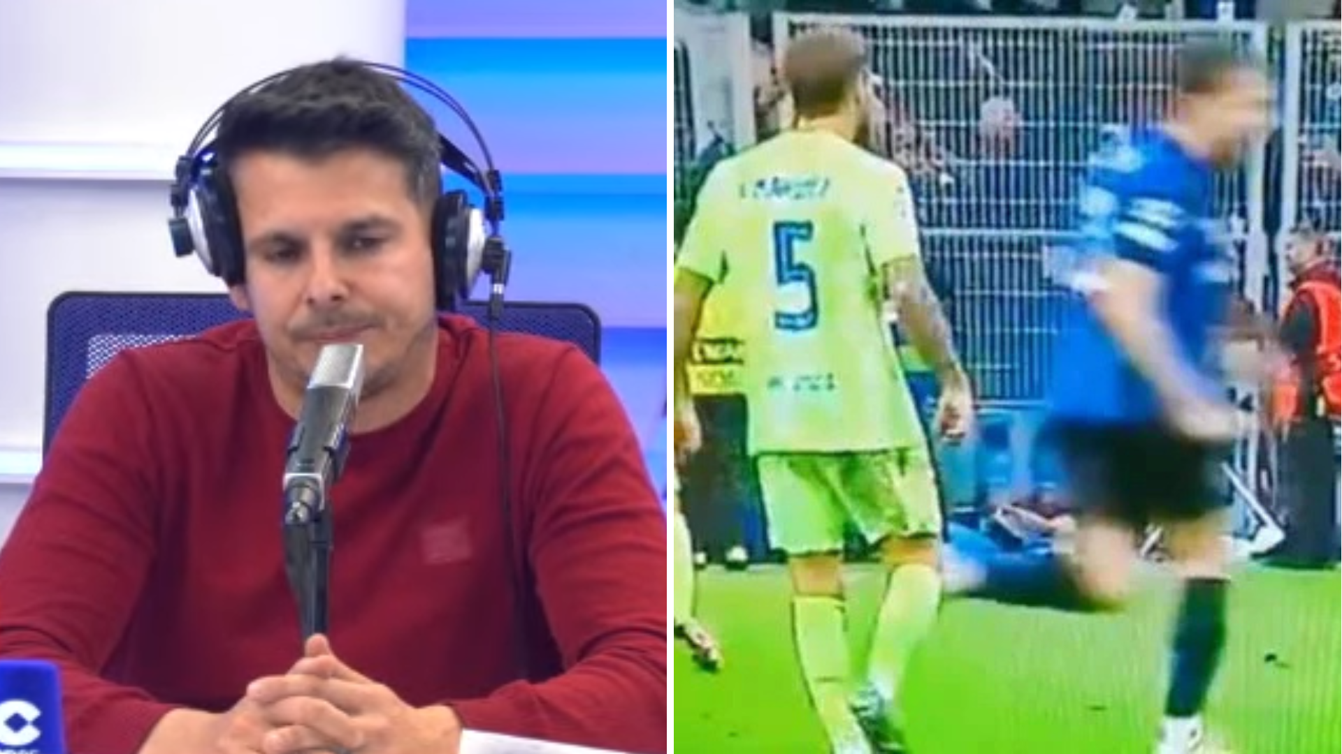 Isaac Fouto pide el VAR al ver la imagen del escupitajo de Íñigo ...