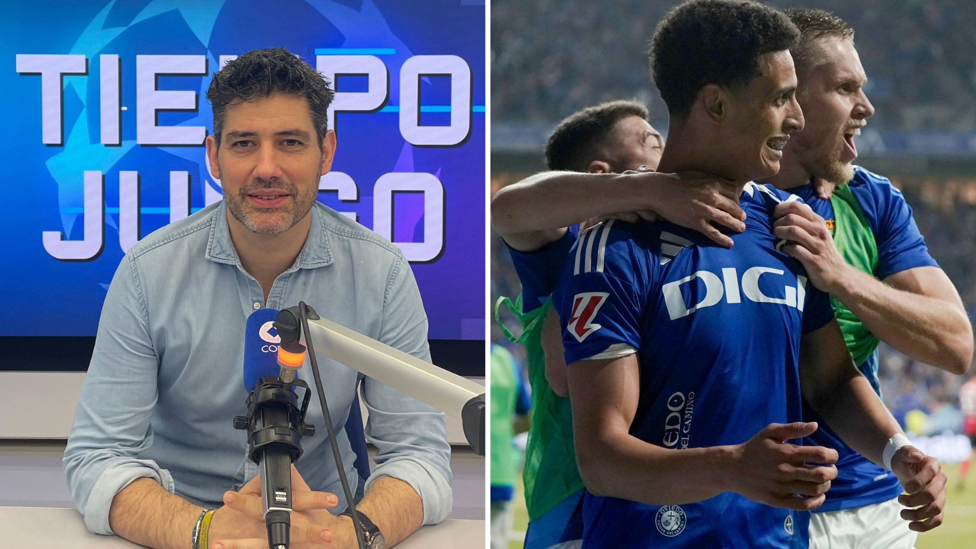 La emoción de Heri Frade tras el ascenso del Oviedo a Primera: "Me ...