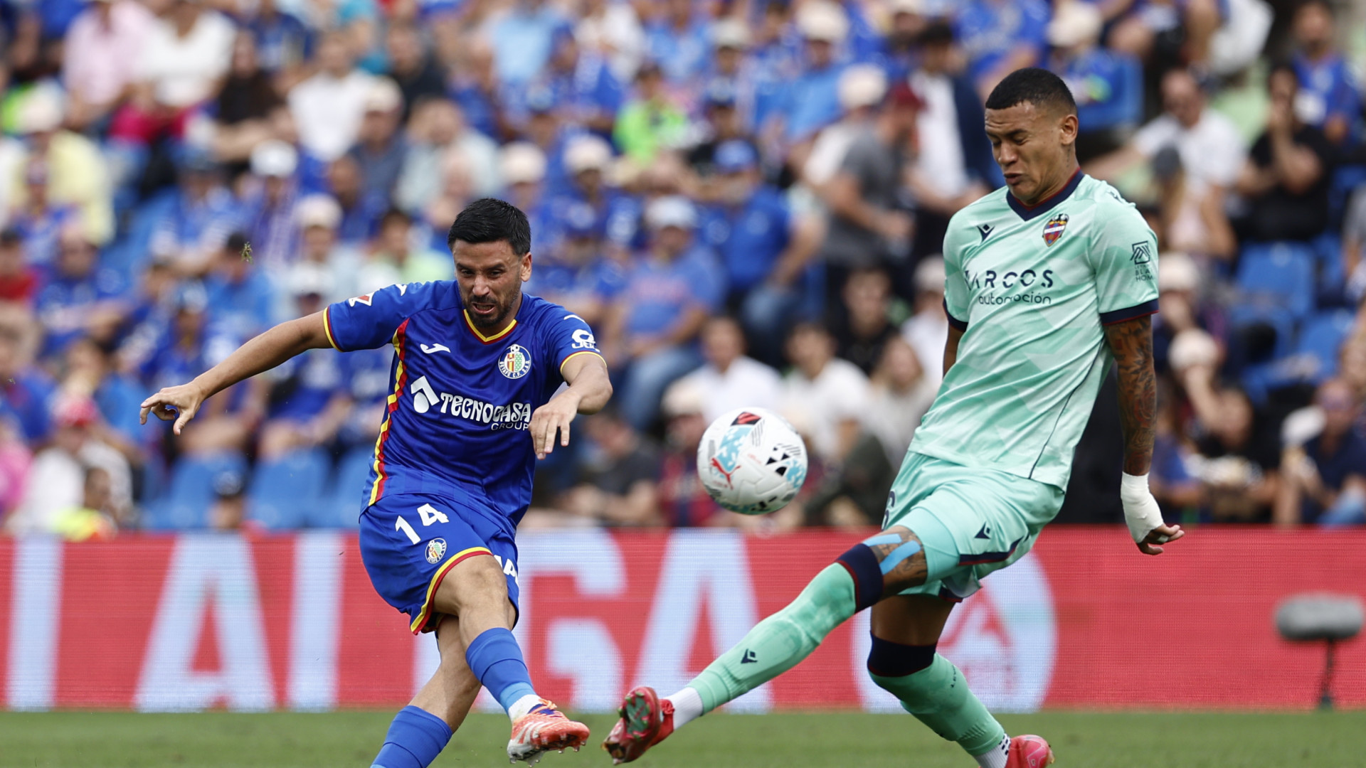 Getafe y Levante empatan en un partido con una mitad para cada uno